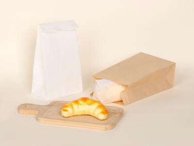 China Greaseproof SOS Paper Bags Wax Coated Paper Bags For Sweetmeats Toasted Foods Breads for sale