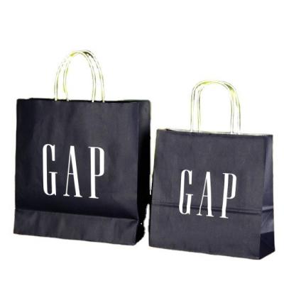 China Recycled Twisted Handle Kraft Paper Bags For Wedding Party Craft Retail Packaging Bags for sale