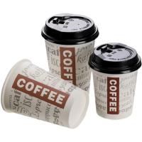 China Cold Drink And Hot Drink Paper Cups Single Wall / Double Wall / Ripple Wall for sale