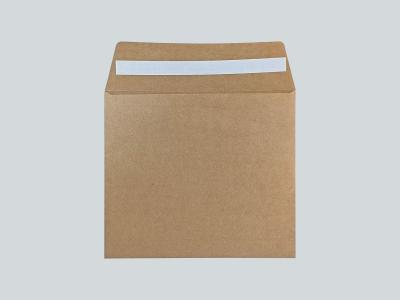 China Self Adhesive Ecommerce Bags Pointed Bottom Kraft Paper Courier Bag For Express Delivery for sale