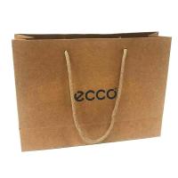 China Flexo Printing Luxury Kraft Paper Shopping Bags Gift Cardboard Bags With Handles for sale