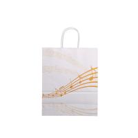 China Eco Friendly Biodegradable Kraft Paper Bag With Twisted Handle Sustainable Paper Bag for sale