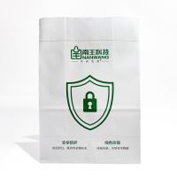 China Take Out Delivery square Bottom Kraft Paper Shopping Bag Without Handle SOS Paper Bags for sale