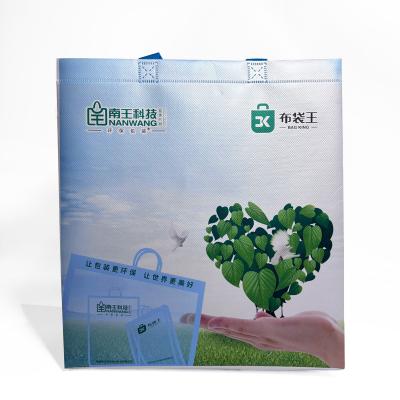 China Custom Non-Woven One-Step Forming Bags Eco-Friendly Reusable Large Capacity Nonwoven Shopping Bag for sale