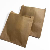 China Recyclable Small Pinch Bottom Paper Bags Baking Bag Cookie Sleeves Food Packaging for Bakery Donuts for sale