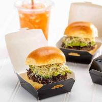 China Wholesale Custom LOGO Disposable Paper Food Packaging Fried Chicken French Fries Burger Box Oil-proof Burger Take Out for sale