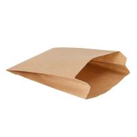 China Wholesale Pinch Bottom Paper Bags Custom Print Logo Personalized Snack Biodegradable Kraft Paper Bag for sale