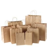China Customized  LOGO Recyclable Kraft Paper Bag Sneakers Outer Packaging Paper Bag for sale
