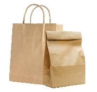 China Custom Logo Paper Bags Kraft Paper Handle Bulk Shopping Takeaway Packaging Supermarket Gift Bags for sale