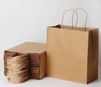 China Customized paper bag, cardboard box, gift shopping bag packaging, fast food delivery, kraft paper bag with handle for sale