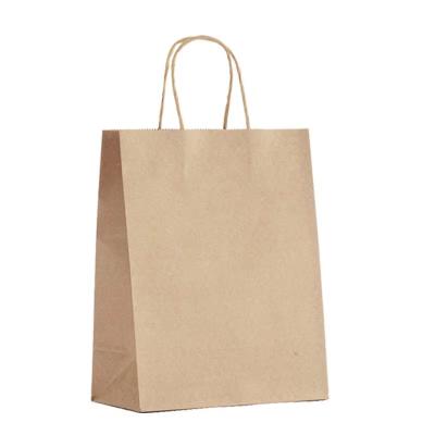 China Custom Takeout Grocery Paper Bags With Handles Recyclable Paper Party Gift Paper Bags for sale
