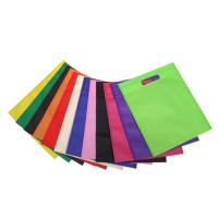 China Non-Woven Flat-top bag Pocket Small Bag Folding Style Promotion Packing Die Cut bag  with Your logo for sale