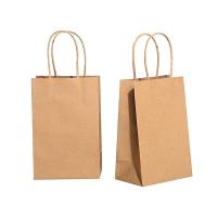 China Custom Printed White Recyclable Paper  Shopping Bags For Take Away Exhibitions Supermarkets for sale