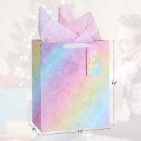 China Eco-Friendly Customized Paper Gift Bags Twisted Handle  Biodegradable Shopping Packaging for sale