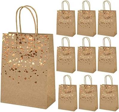 China Eco-Friendly Customized Paper Gift Bags Twisted Handle  Biodegradable Shopping Packaging for sale