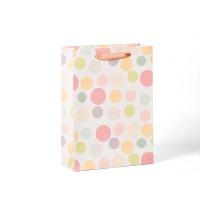 China Luxury Custom Logo White Kraft Paper Gift Bags - Eco-Friendly & Stylish For Clothing Brands for sale