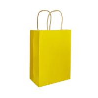 China Recyclable Cake Packing Shopping Retail Gift Personnalised With Handles Kraft Paper Bag For Craft for sale