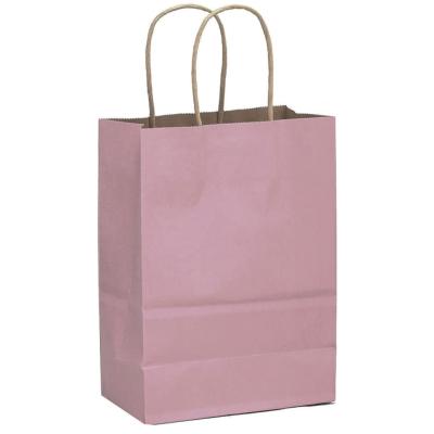 China Own Logo Customized Portable Takeout Food Gift Fancy Colorful Packaging Restaurant Kraft Paper Bag for sale