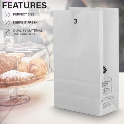 China Large Brown Kraft Lunch Bags Square Bottom Grease Proof Takeaway Food Delivery Bag With Flexo Printing For Pizza Sushi for sale