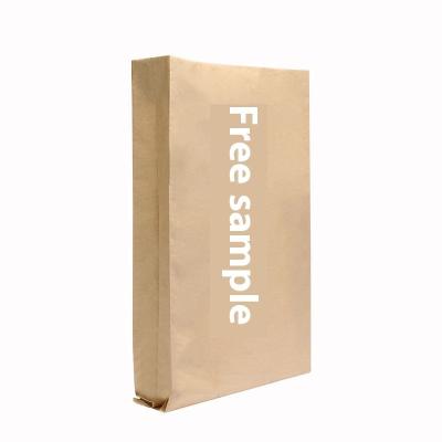 China Kraft Paper Woven Bag Large Express White Paper Plastic Composite Food Waterproof Printing Bag for sale