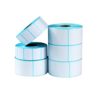 China Factory High Adhesive Thermal Sticker Paper Roll Heat Sensitive Labels Custom Thermal Labels for Printer for sale