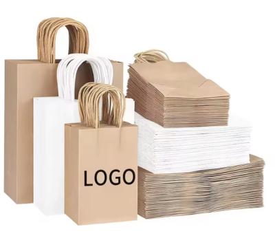 China Customized kraft paperboard flat rope packaging with offset printing, featuring personalized food labeling in paper bag packaging for sale