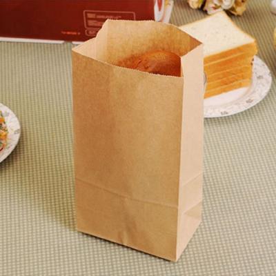 China Biodegradable Kraft Paper Bag French Bread Toast Loaf Sandwich Bakery Packaging Food Grade Clear Window Custom Logo Bag for sale