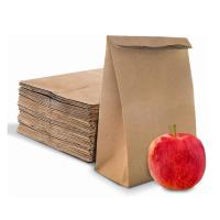 China Recyclable Low Price Disposable Kraft Paper Bags For Food Takeaway For Sandwiches Pizza Milk Sushi Jelly Lunch Storage Storage for sale