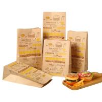 China Promotion Eco-Friendly Kraft Shopping Bags Customizable Logo Brown Kraft Paper Bags for sale