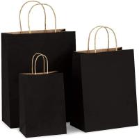China Takeaway Eco Friendly Biodegradable Food Grade Disposable Custom Ivory Paper Shopping Bag With Handles Paper Bag for sale