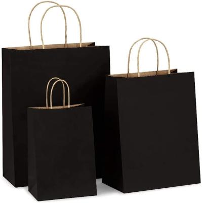 China Takeaway Eco Friendly Biodegradable Food Grade Disposable Custom Ivory Paper Shopping Bag With Handles Paper Bag for sale