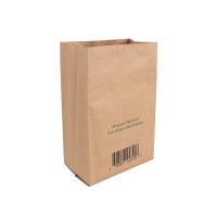 China Biodegradable Kraft Paper Bag French Bread Toast Loaf Sandwich Bakery Packaging Food Grade Clear Window Custom Logo Bag for sale
