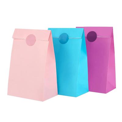 China Recyclable Snacks Wedding Celebrations Birthday Parties Sos Color Seasonal Paper Bags For Gifts Kids for sale