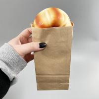 China Recyclable Brown White Kraft Paper Bag No Handle Gift Packaging Food Take Out Carry Away SOS Paper Bags for sale