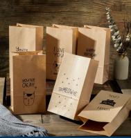 China Disposable Kraft Paper SOS Paper Bags Food Packaging Recyclable Materials With Logos for sale