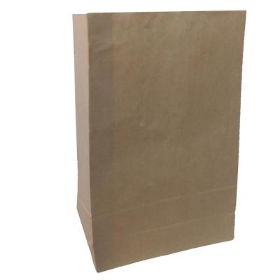 China Custom Recyclable Kraft Paper Bags Cotton Rope Handles Flexographic Printing Matt Lamination Custom Logo For Grocery Business for sale