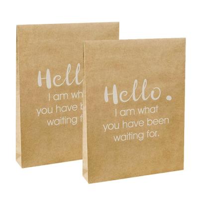 China Custom Kraft Cardboard Mail Bag Flat Bottom Expanded Envelope Packaging Clothing Shopping Paper Mail Bag for sale