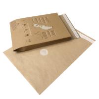 China Kraft Paper Mailer Courier Bag With Side Gusset Expandable Kraft Paper Mailer Bag Shipping Bag Envelope For Clothing for sale