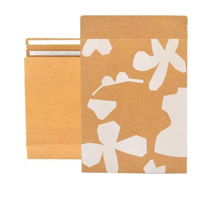 China Customized Biodegradable Mailing Paper Express Envelope Kraft Paper Mailer Bags Waterproof Kraft Shipping Bag For Clothing for sale