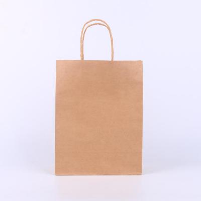 China Food Takeaway Custom Printed Kraft Paper Bag Handle Takeaways Standard Wholesale China Wholesale Kraft Paper Bag Square Accept for sale