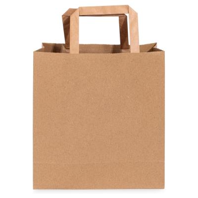 China Competitive Reasonable Price Supply Golden Supplier Food Packaging Kraft Paper Box And Coffee Bag With Flat Handle for sale