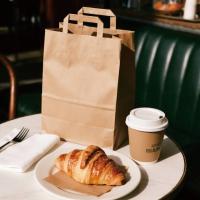 China OEM Custom Logo Kraft Paper Bag Recycled Brown Kraft Paper Food Packaging Customized Size For Supermarket Use Food Storage for sale