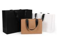 China Paper Bag Custom Printed Logo Luxury Clothing Shopping Paper Bags Boutique Recyclable Gift Bag for sale