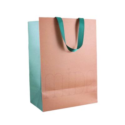 China Eco Friendly Custom Kraft Paper Cardboard Gift Bag Shopping Bags Logo Printed Luxury Paper Shopping Bag For Clothes Shoes Store for sale