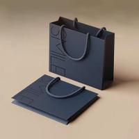 China Luxury Custom Brown Kraft Paper Shopping Clothes Packaging Bags With Logo Kraft Paper Bag Without Handle for sale