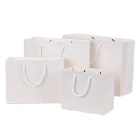 China Durable Luxury Modern Design Matte Lamination Art Paper Shopping Bags Handle Customizable Your Logo Digital for sale