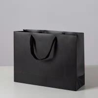 China Custom High Quality Brown Kraft Paper Bag With Luxury Classic Style For Jewelry Clothing Craft Shopping Featuring Your Own Logo for sale