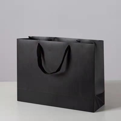 China Custom High Quality Brown Kraft Paper Bag With Luxury Classic Style For Jewelry Clothing Craft Shopping Featuring Your Own Logo for sale