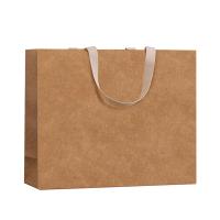 China Light Luxury Simple Design Custom Packaging For Eyewear & Clothing Stores Exclusive Paperboard Gift Bags For Supermarkets for sale