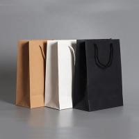 China Luxury Pink Premium Kraft Paperboard Shopping Bags With Custom Logo Ribbon Accessory For Shoes And Clothing Gift Giving for sale